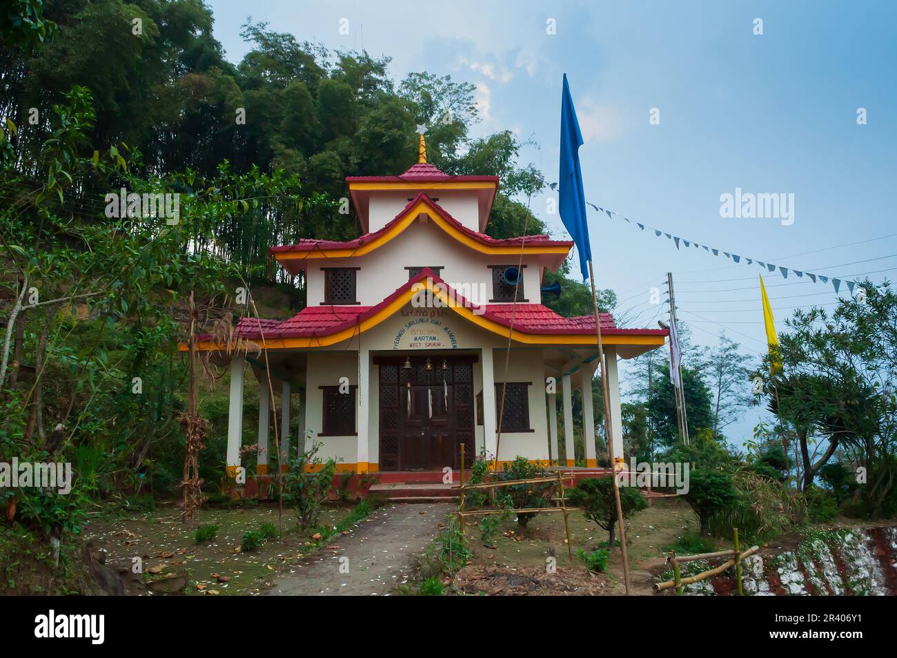 Martam, West Sikkim, India - 23rd March 2004 : Beuatiful view of Martam ...