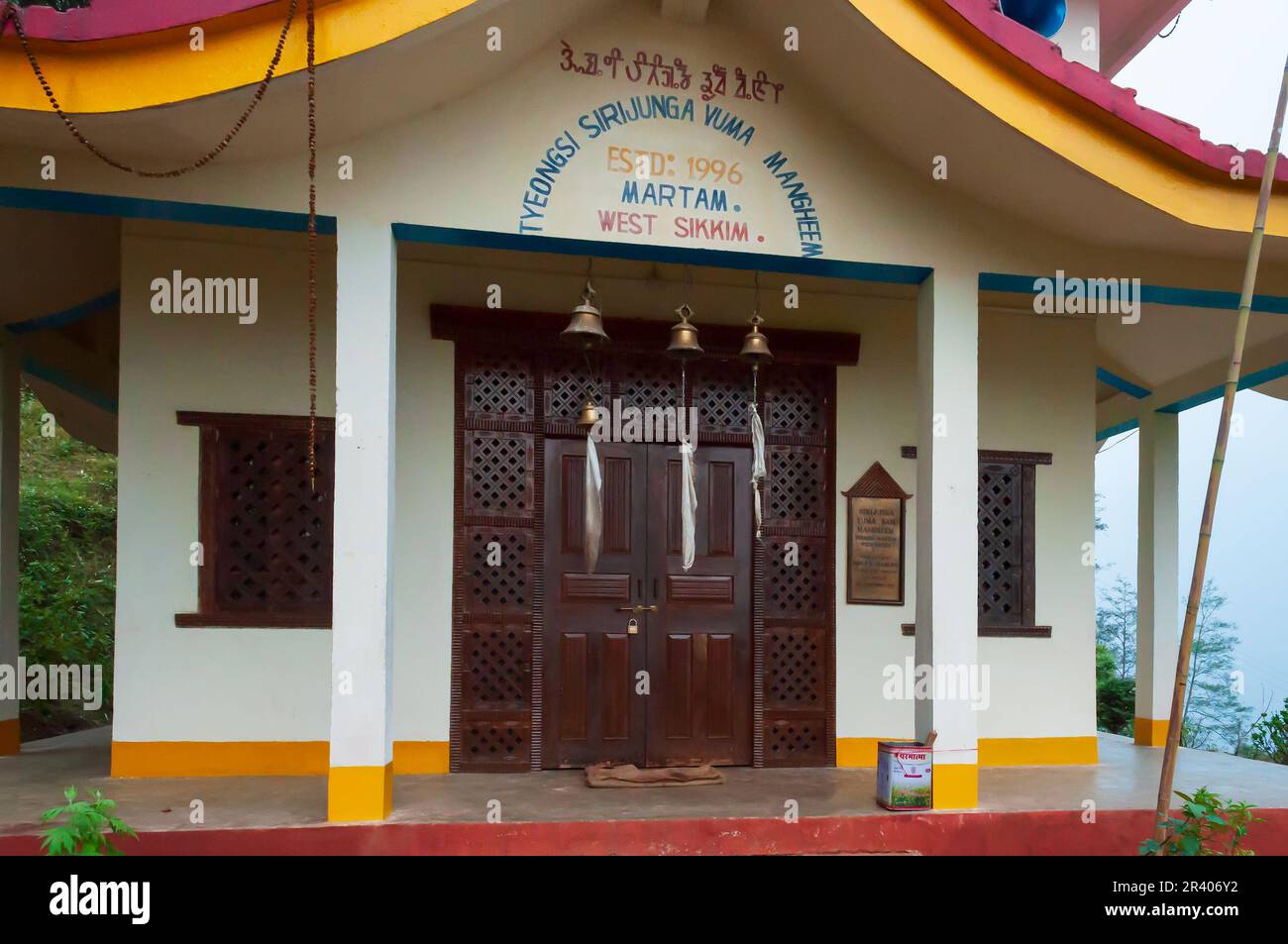 Martam, West Sikkim, India - 23rd March 2004 : Beuatiful view of Martam ...