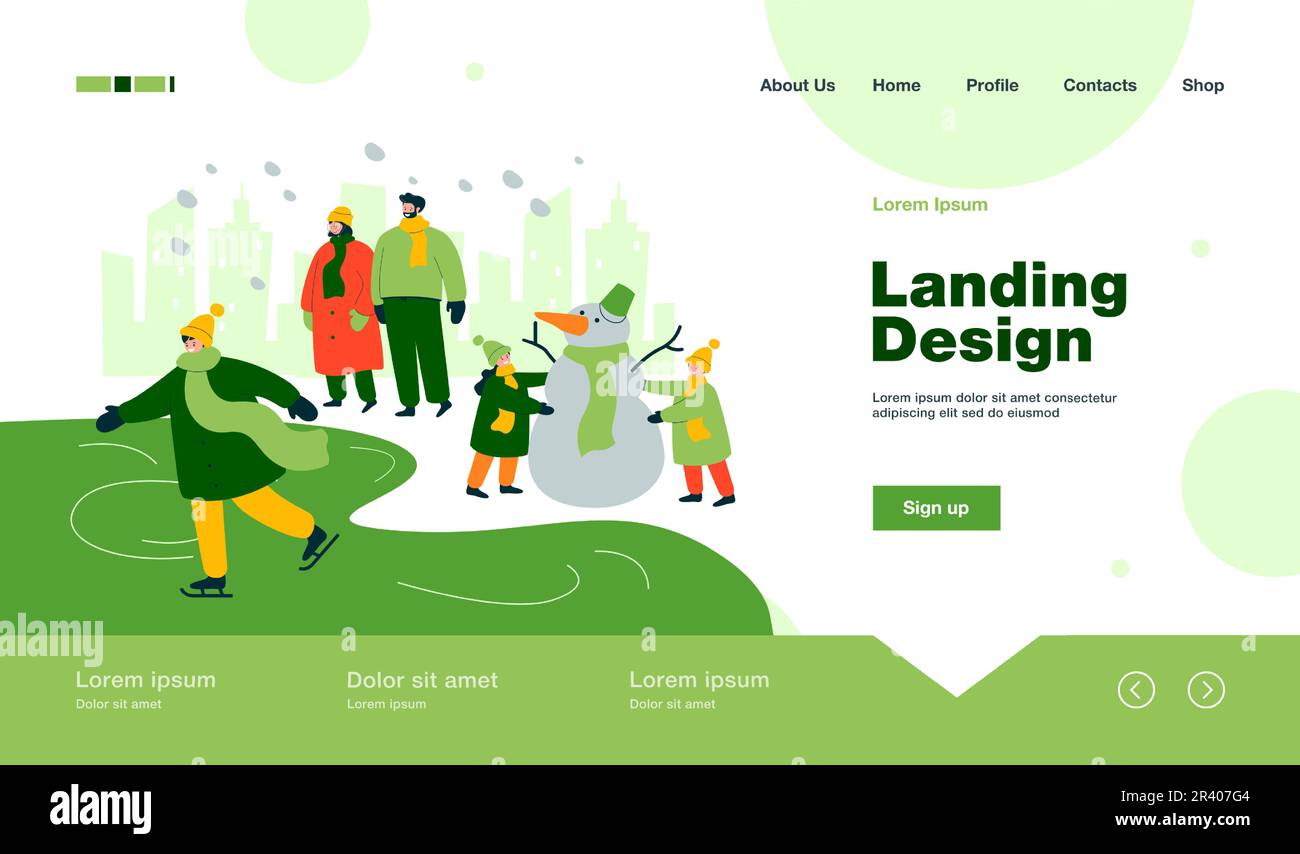 Happy guy in winter Stock Vector Images - Alamy