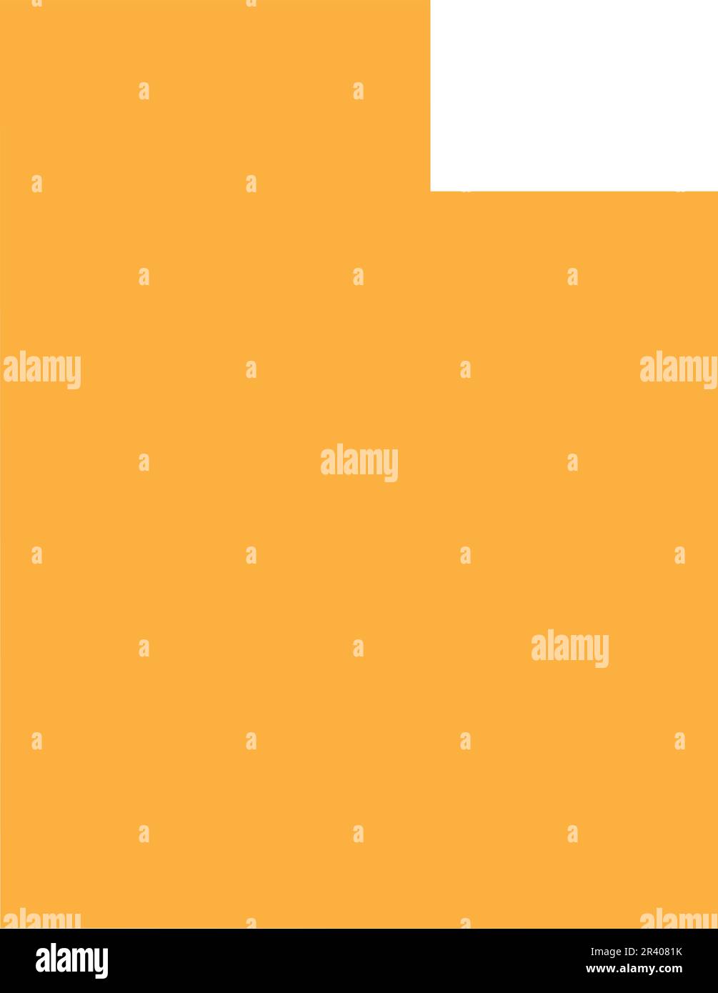 ORANGE CMYK color map of UTAH, USA Stock Vector Image & Art - Alamy