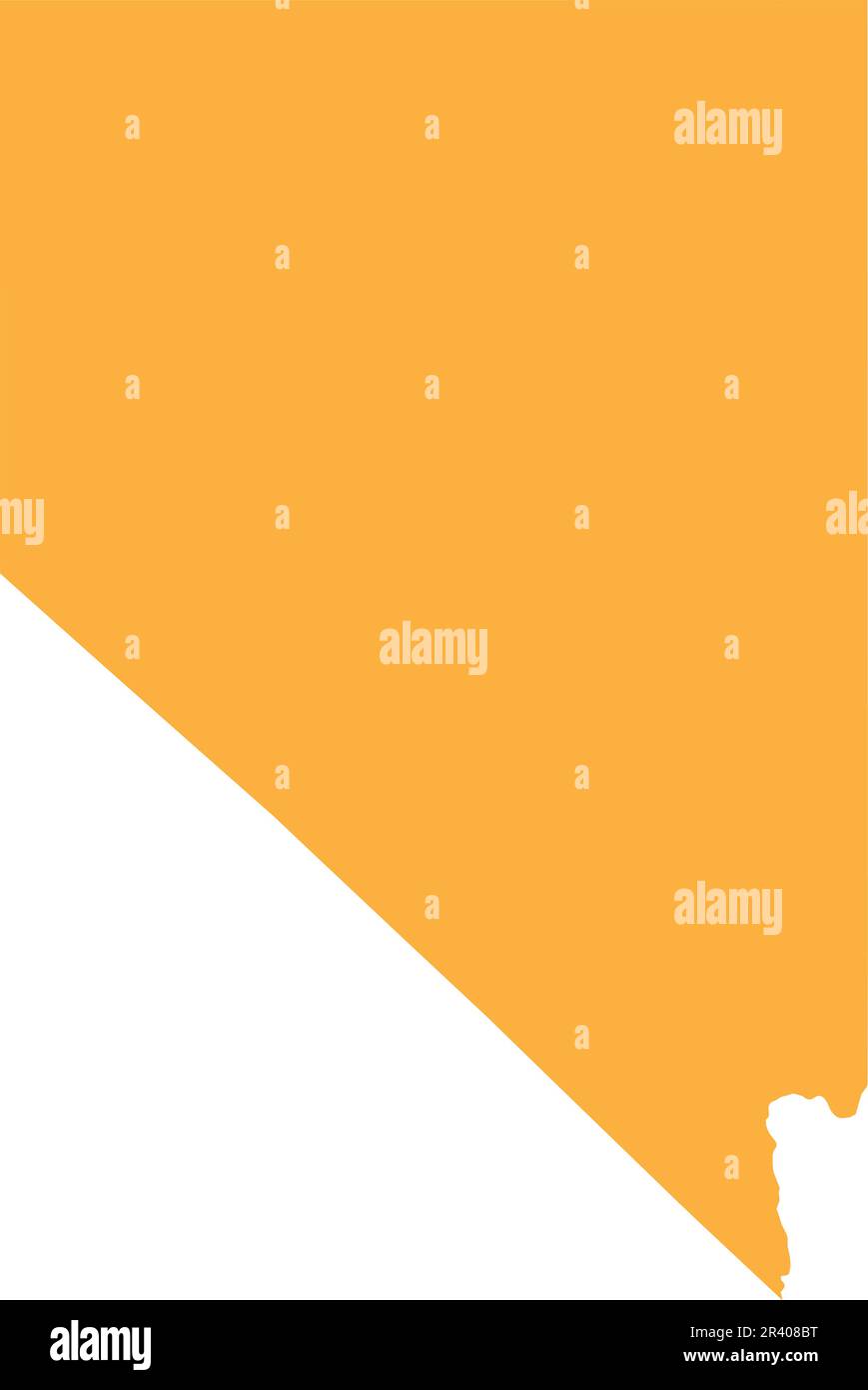 ORANGE CMYK color map of NEVADA, USA Stock Vector Image & Art - Alamy