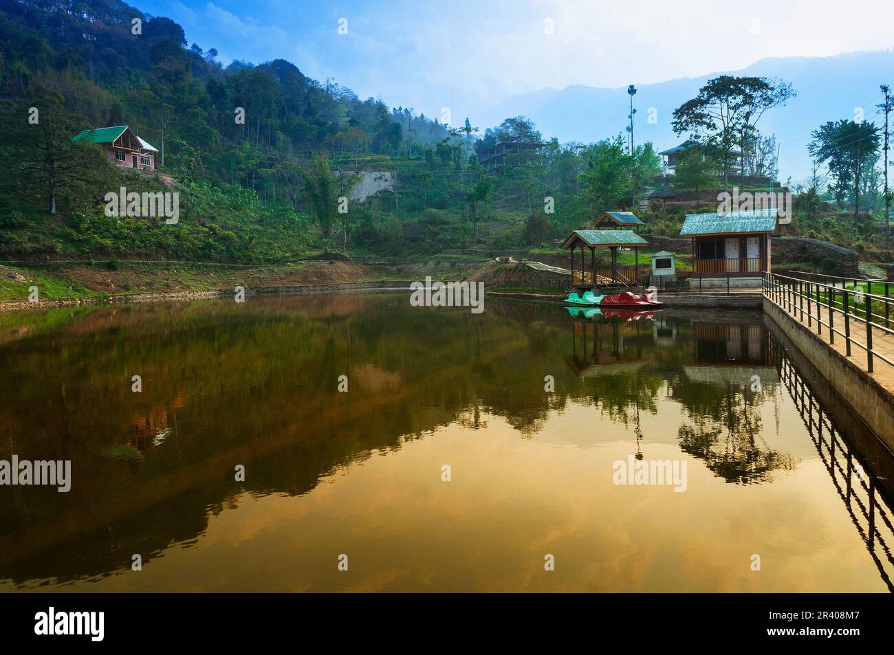Boating spot of Chayatal or Chaya Taal, West Sikkim, India. Famous for ...