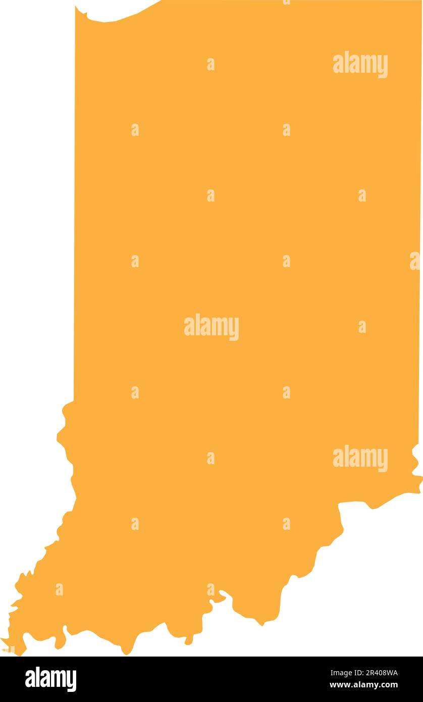 ORANGE CMYK color map of ALABAMA, USA Stock Vector Image & Art - Alamy