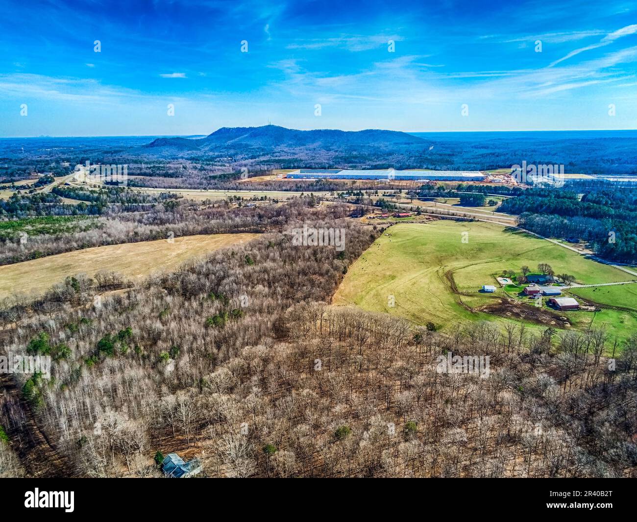Subdivision neighborhood in the united states Stock Photo - Alamy