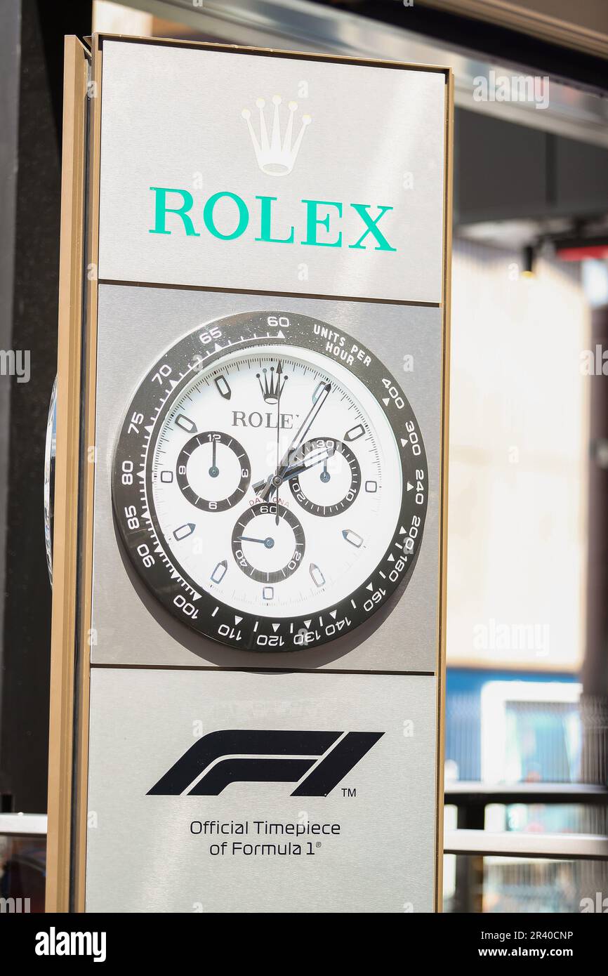 Montecarlo, Principality Of Monaco. 25th May, 2023. Rolex and Formula 1 ...