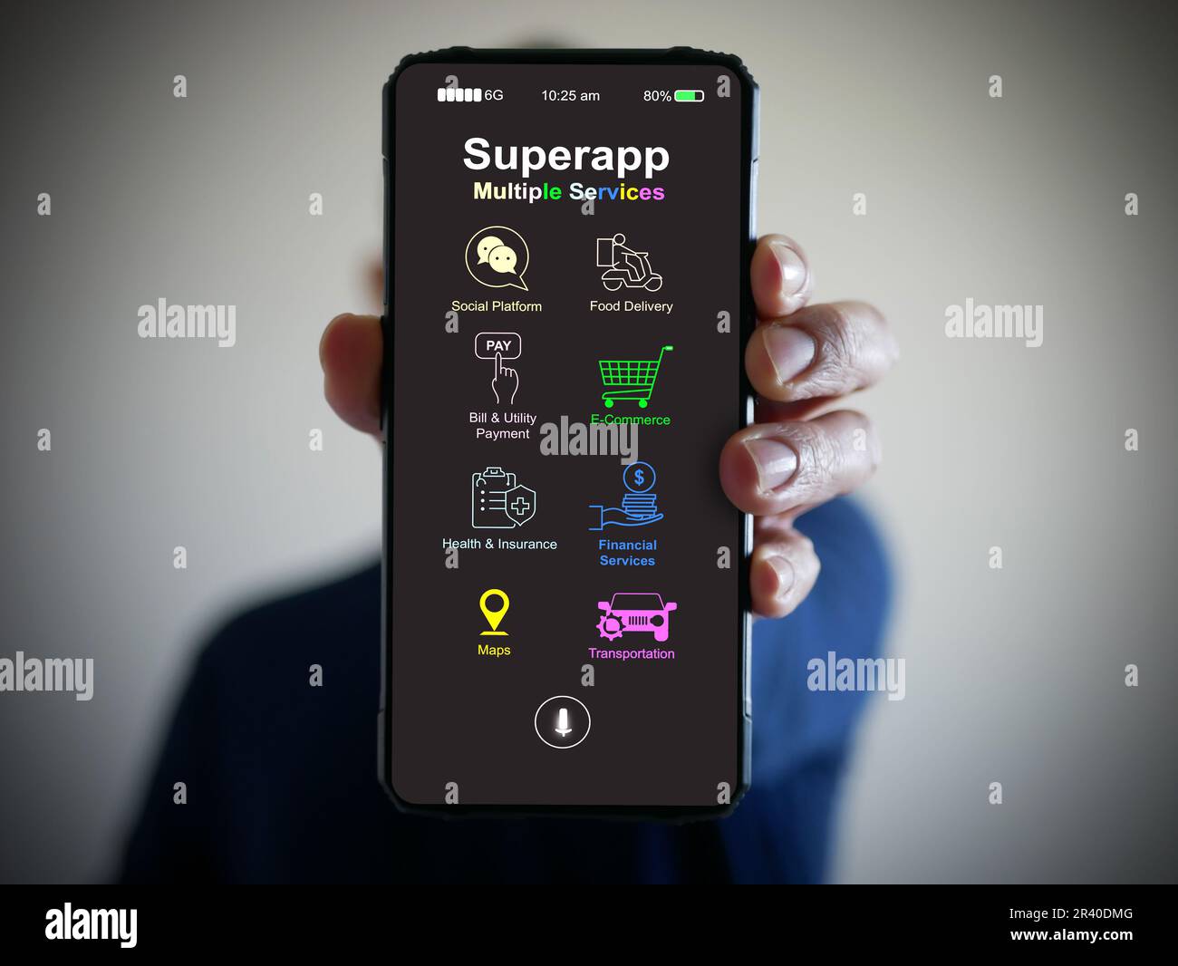 Multiple phones illustration hi-res stock photography and images - Alamy