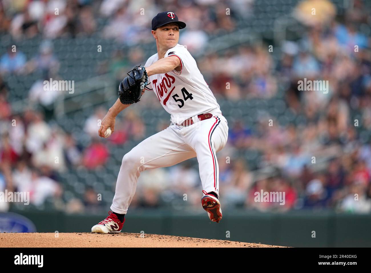 Minnesota Twins starting pitcher Sonny Gray (54) delivers during the ...