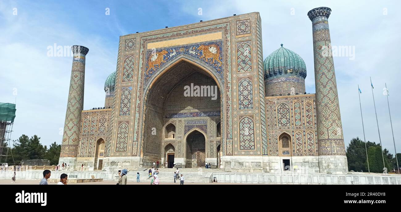 in Uzbekistan the antique silk road and the history Stock Photo - Alamy