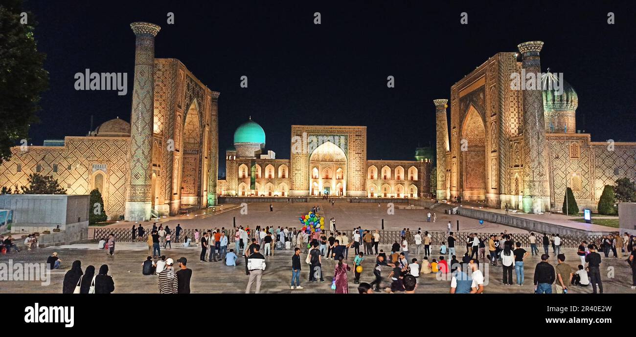 in Uzbekistan the antique silk road and the history Stock Photo - Alamy
