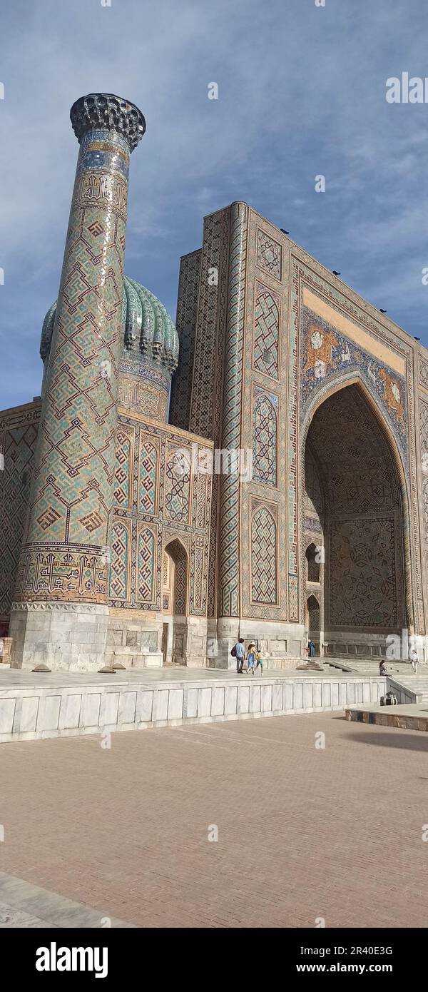 in Uzbekistan the antique silk road and the history Stock Photo - Alamy