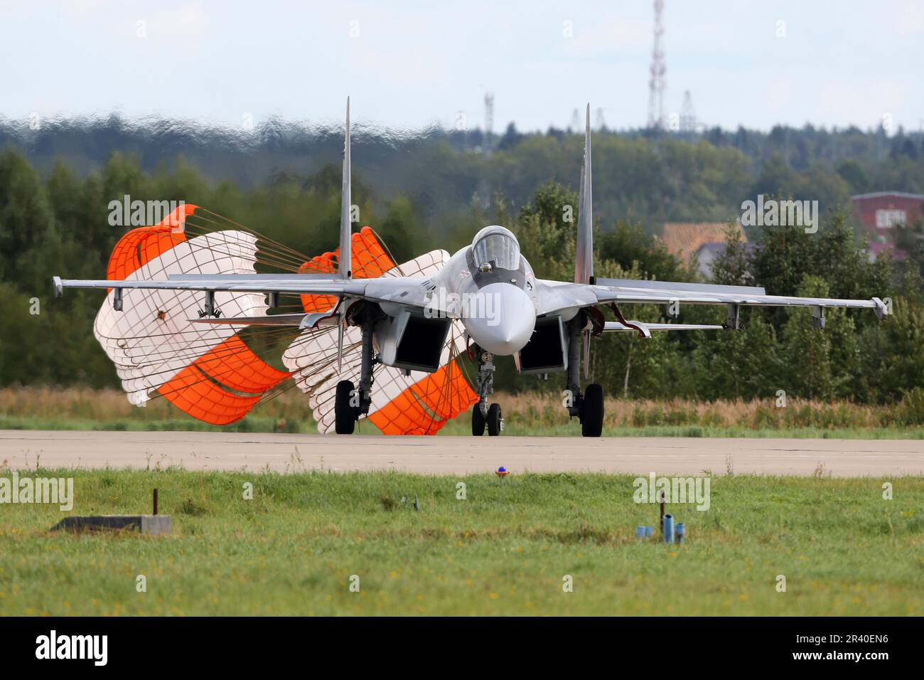 Landing parachute airplane fighter hi-res stock photography and images ...