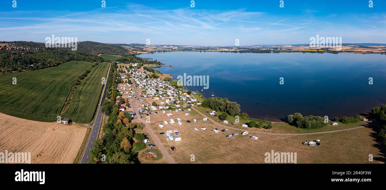 Stausee kelbra luftbild hi-res stock photography and images - Alamy