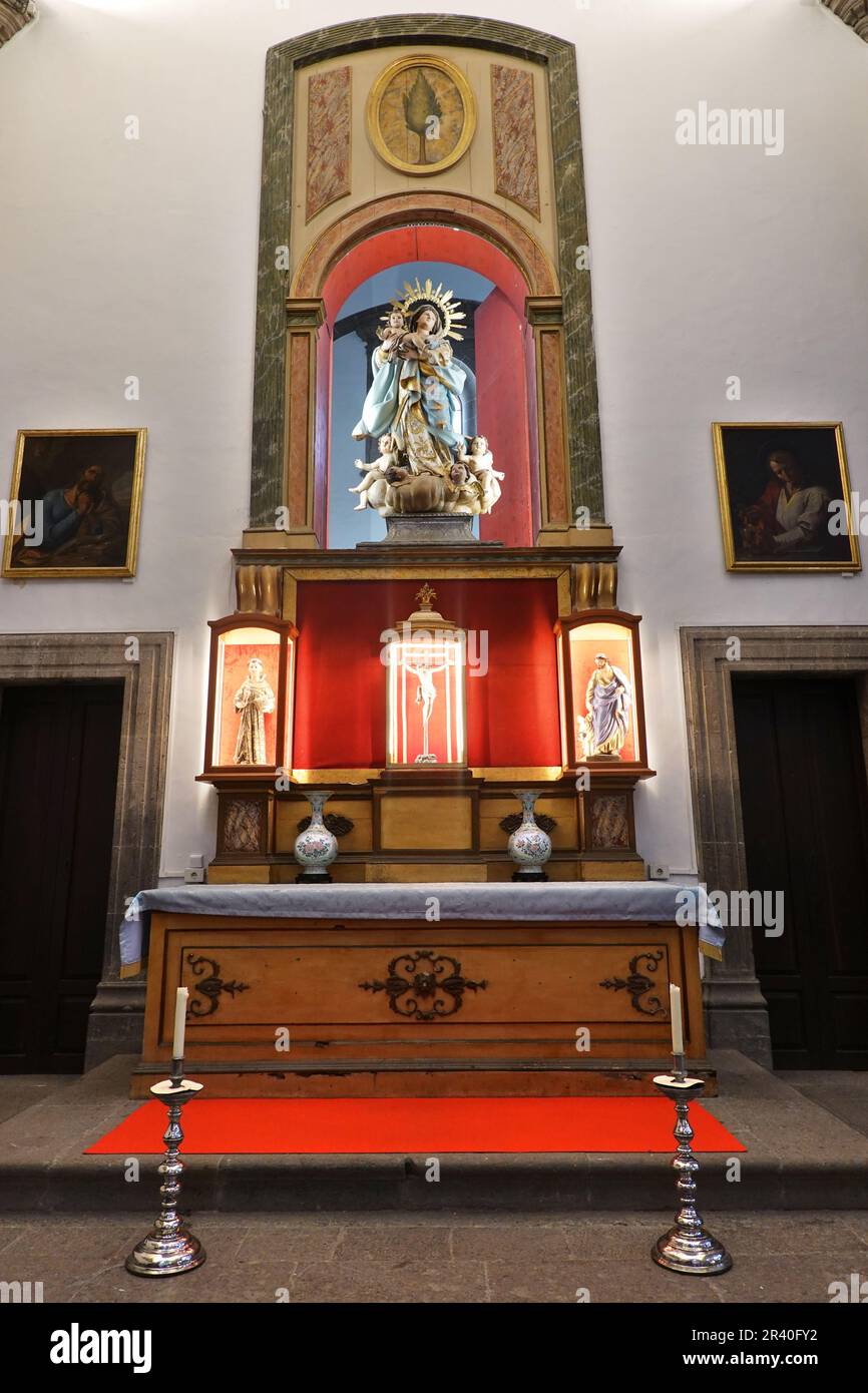 Side altar in Santa Ana Cathedral Stock Photo - Alamy