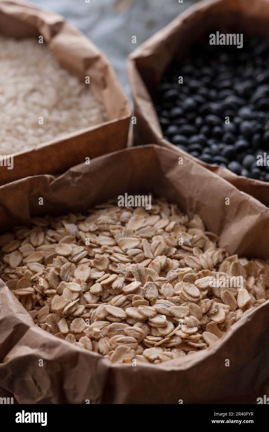 Display of food grains hi-res stock photography and images - Alamy