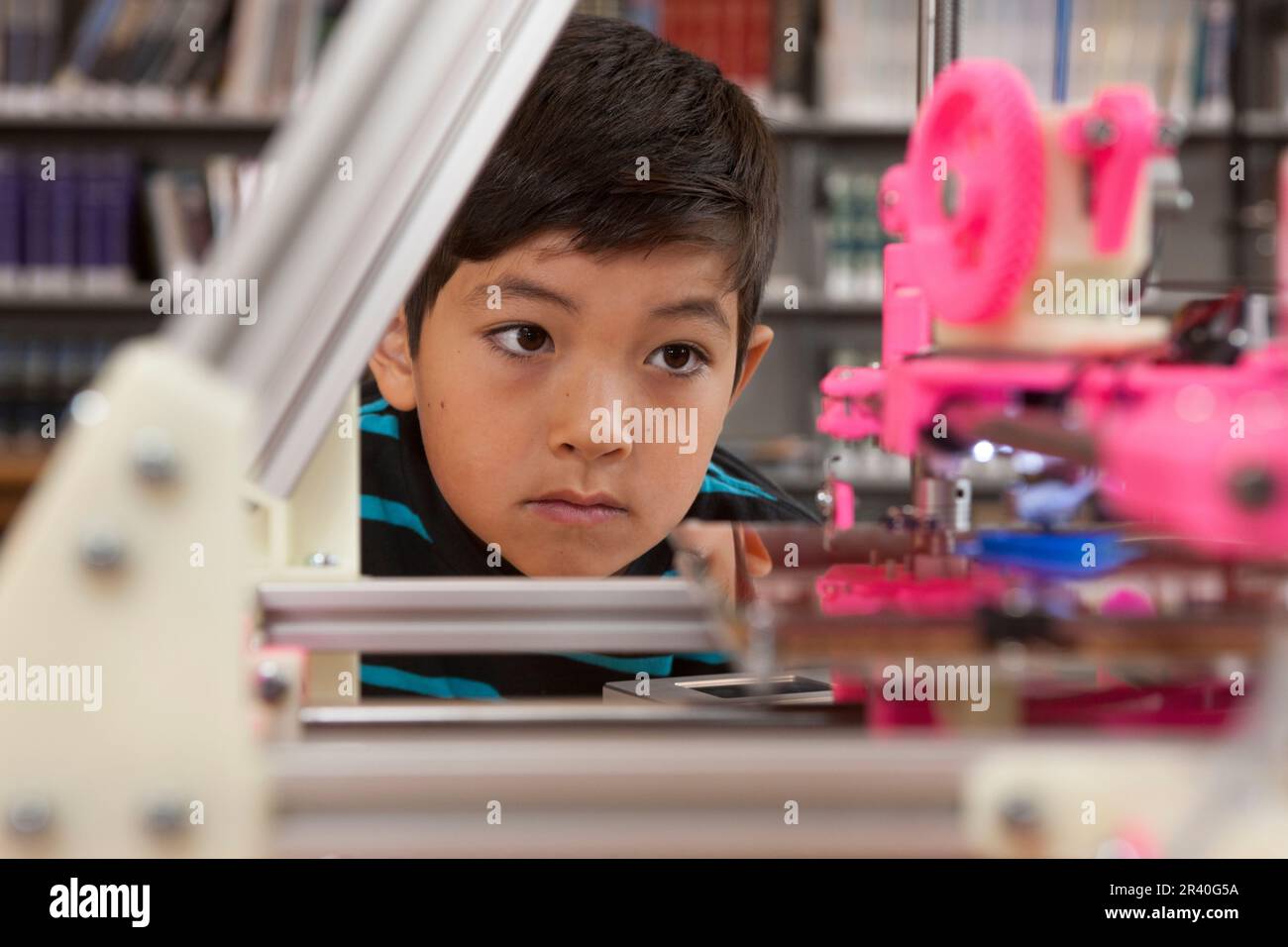 Kid printer hi-res stock photography and images - Alamy