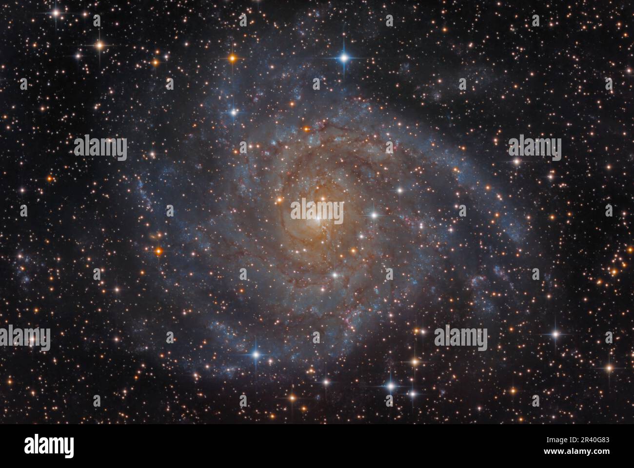 Spiral galaxy IC 342 Stock Photo - Alamy