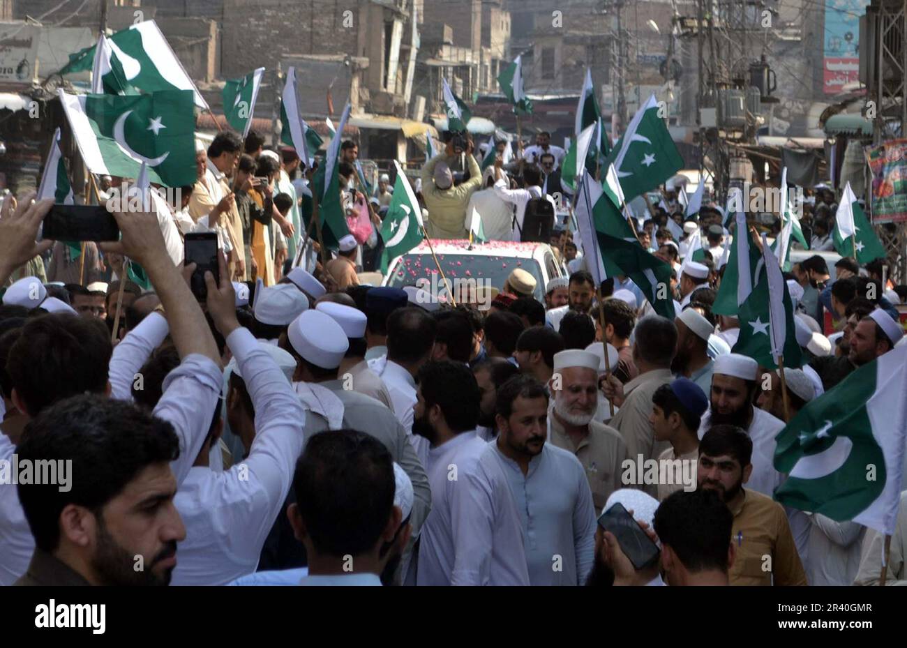 Traders are holding rally to pay tribute to martyrs of Pakistan on the ...