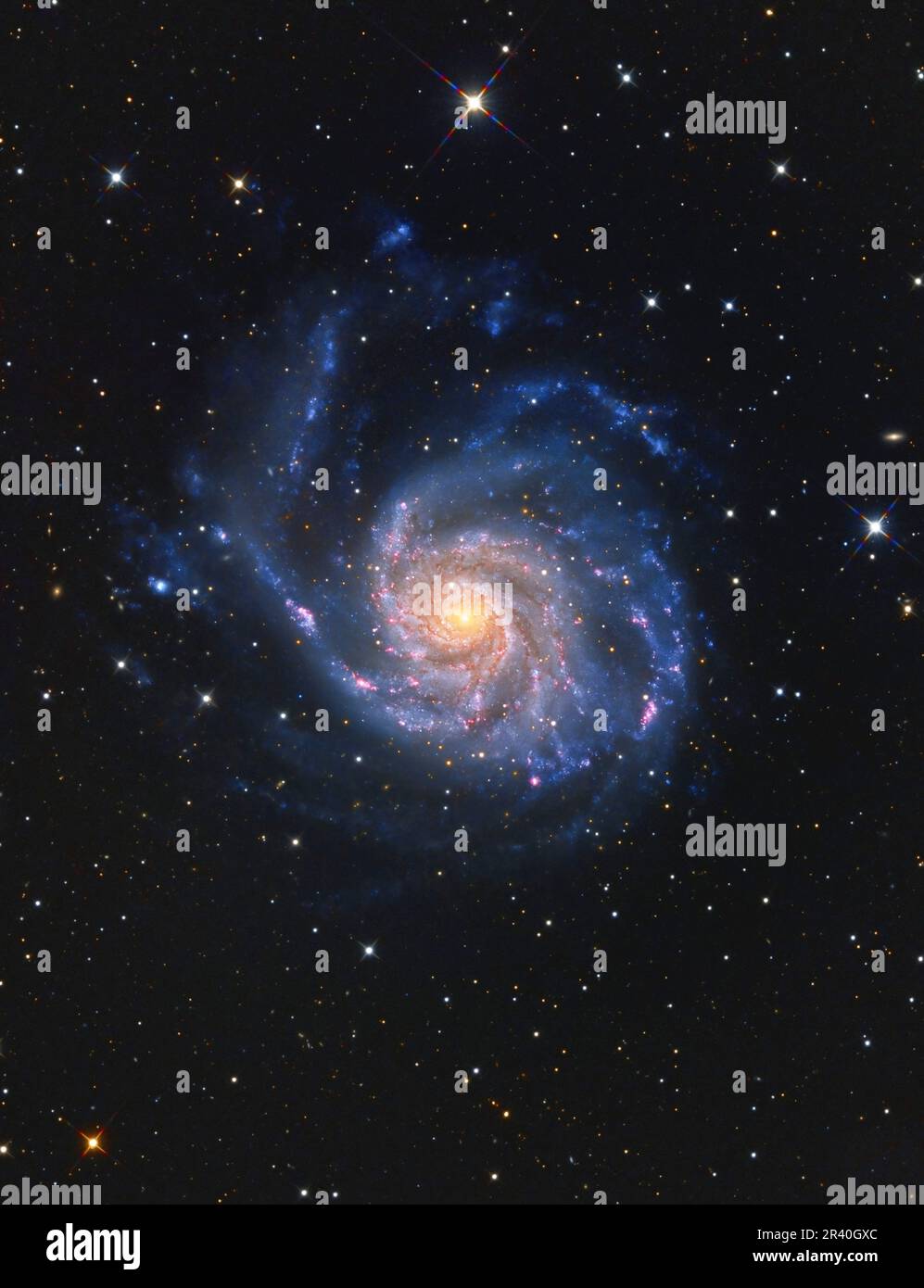 Messier 101, the Pinwheel Galaxy Stock Photo - Alamy
