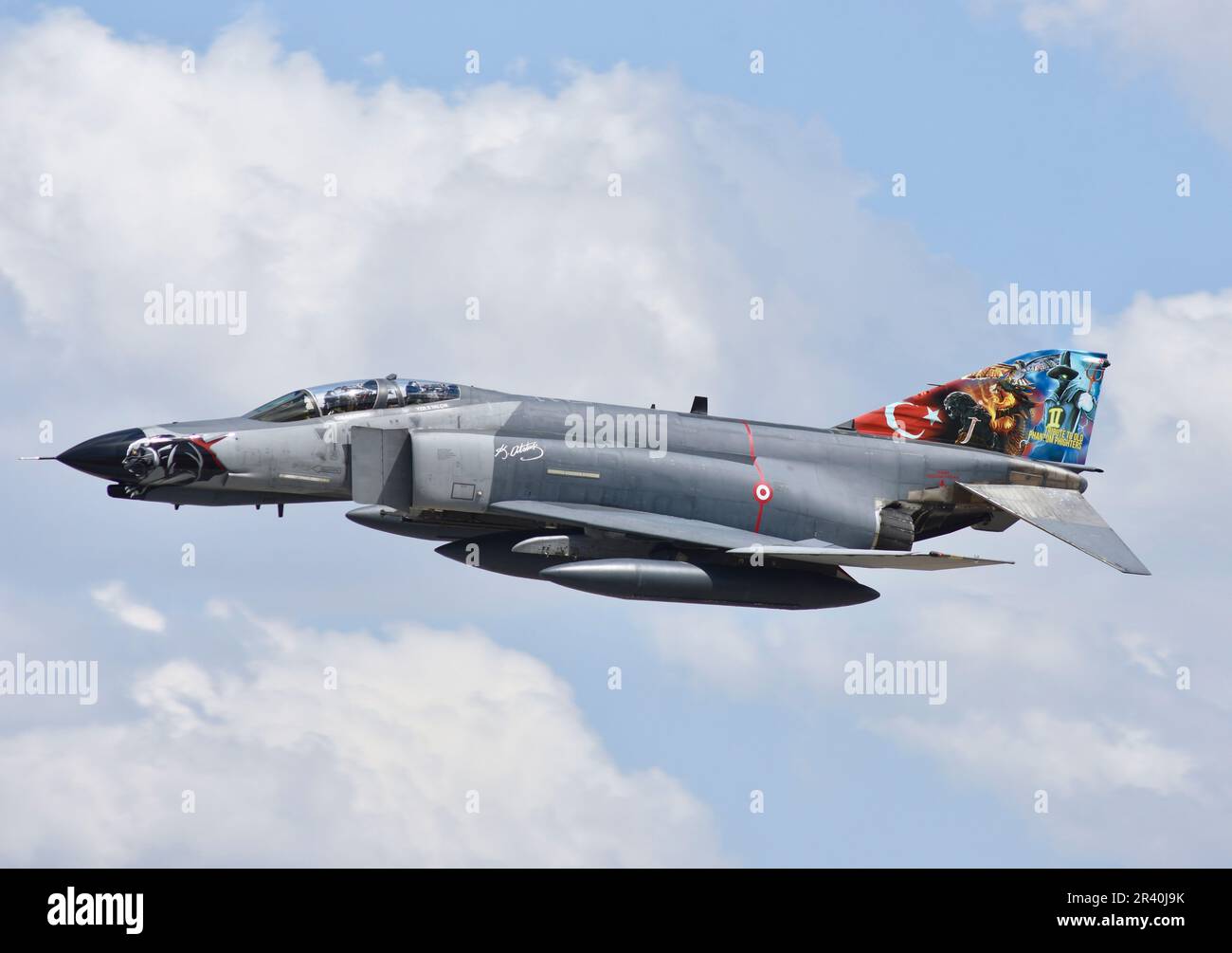 Turkish Air Force F-4E Phantom during exercise Anatolian Eagle 2022 ...