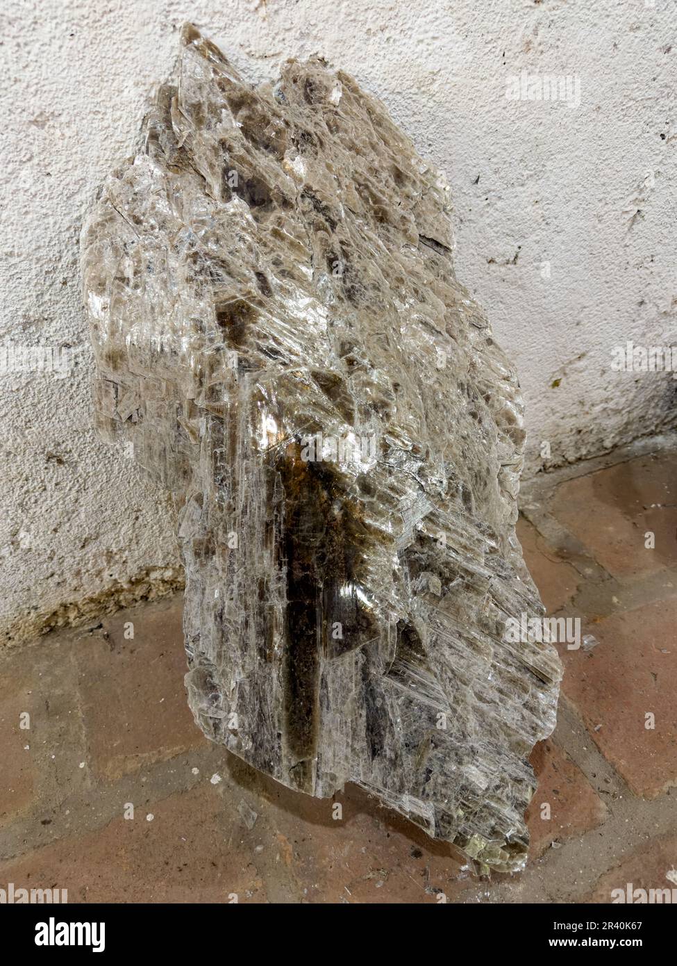 Mica crystals in the Pachamalui Museum, Villa San Agustin Valle Fertil ...
