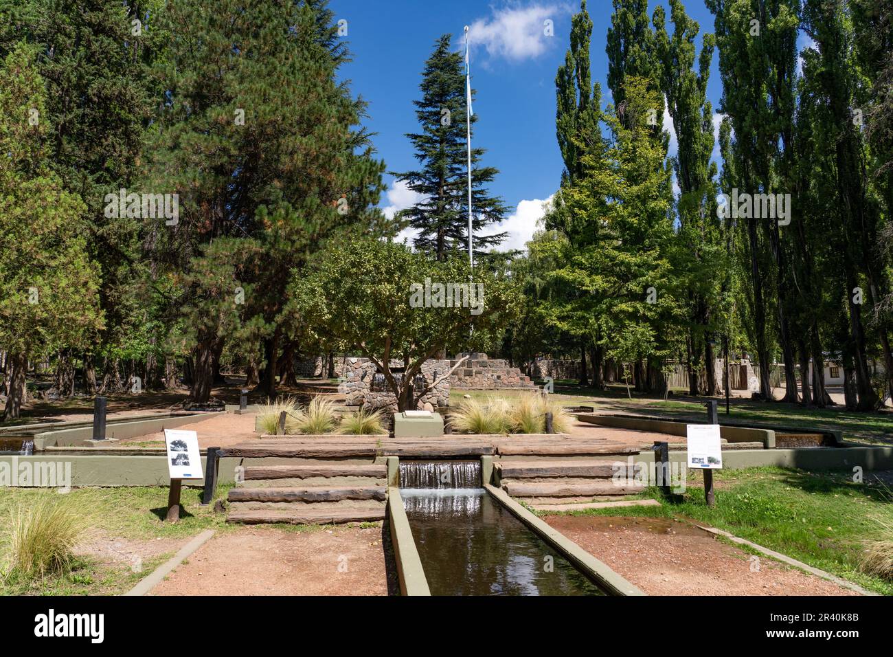 The apple tree at the site of the meeting of San Martin & Col. Olazabal ...