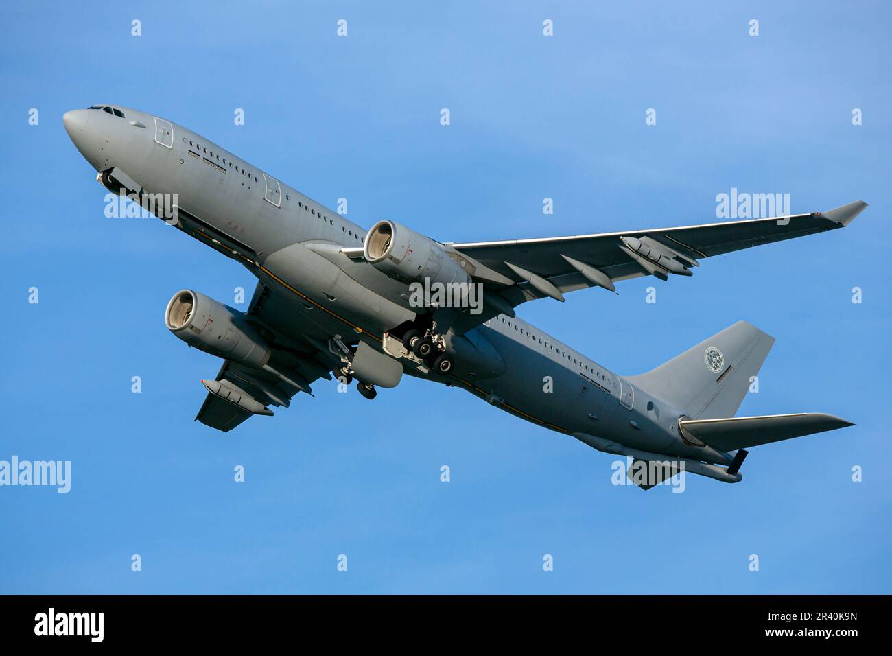 NATO A330 Multirole Tanker taking off, Dresden, Germany Stock Photo - Alamy