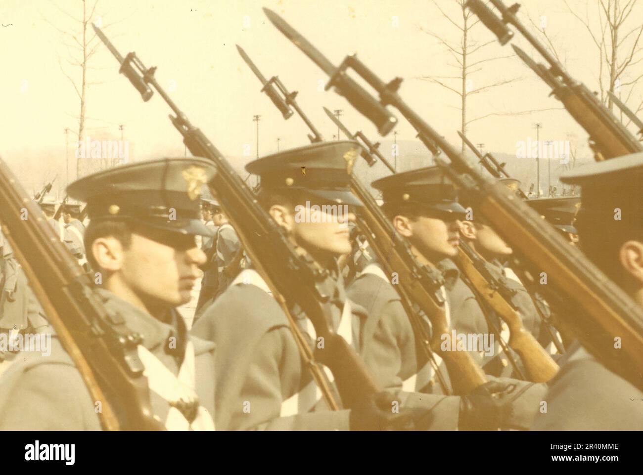 Soldiers at West Point Military Academy in USA, captured in 1972 Stock ...