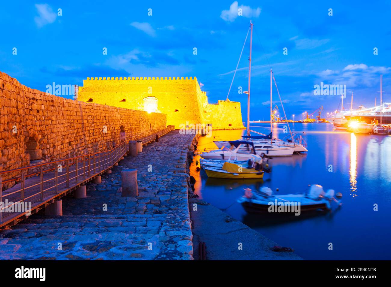 The Koules or Castello a Mare is a fortress at the entrance of the old ...