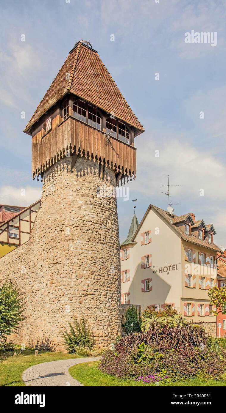 Stork Tower Tiengen, Waldshut-Tiengen Stock Photo - Alamy