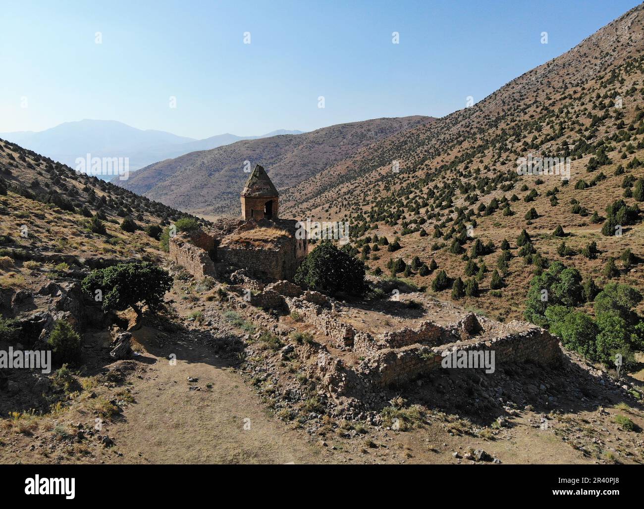 Located in Van, Turkey, Garmravank Monastery was built in the 10th ...