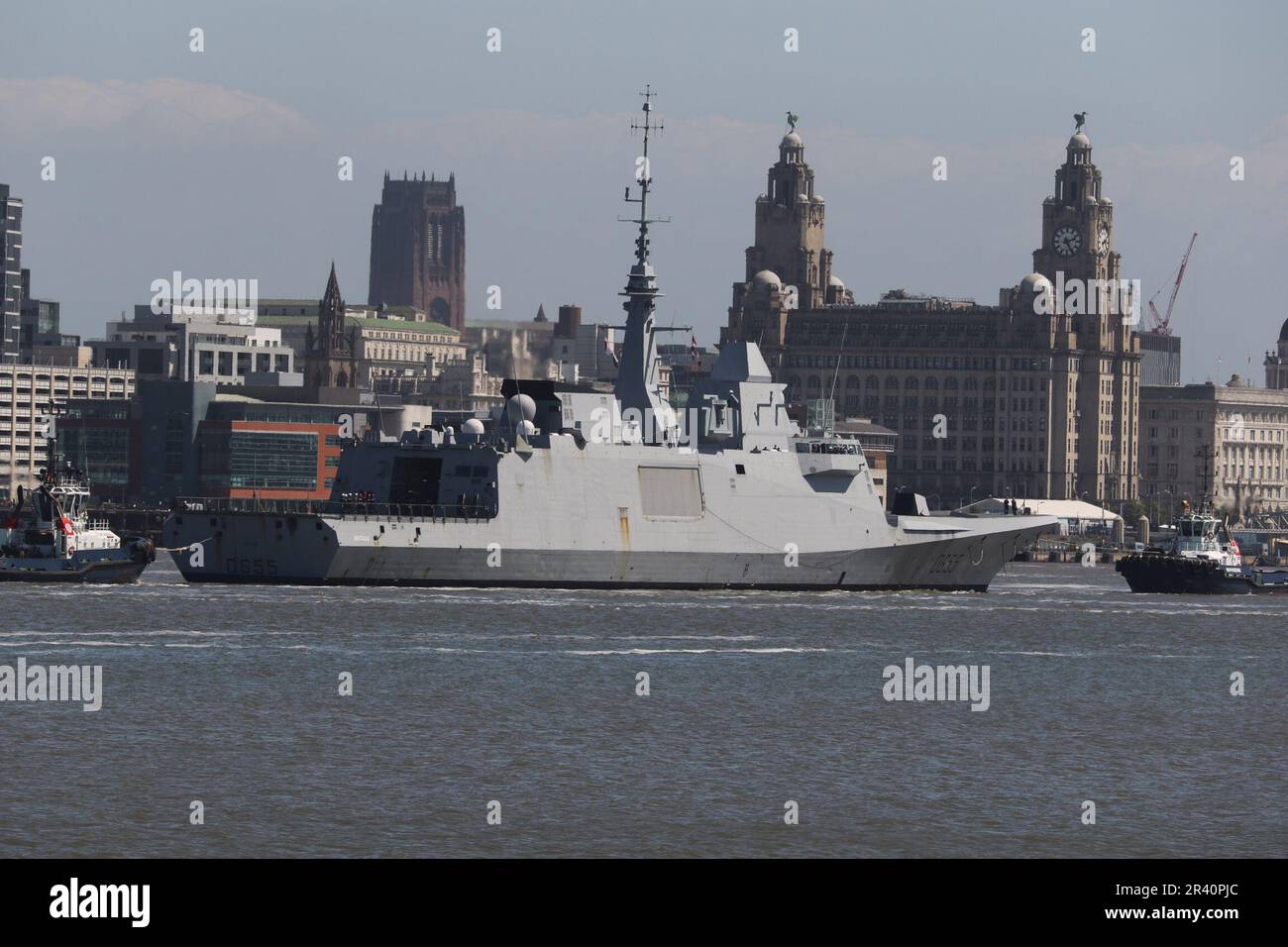 Liverpool, United Kingdom. 24th May, 2023. HMS Defender and The French ...