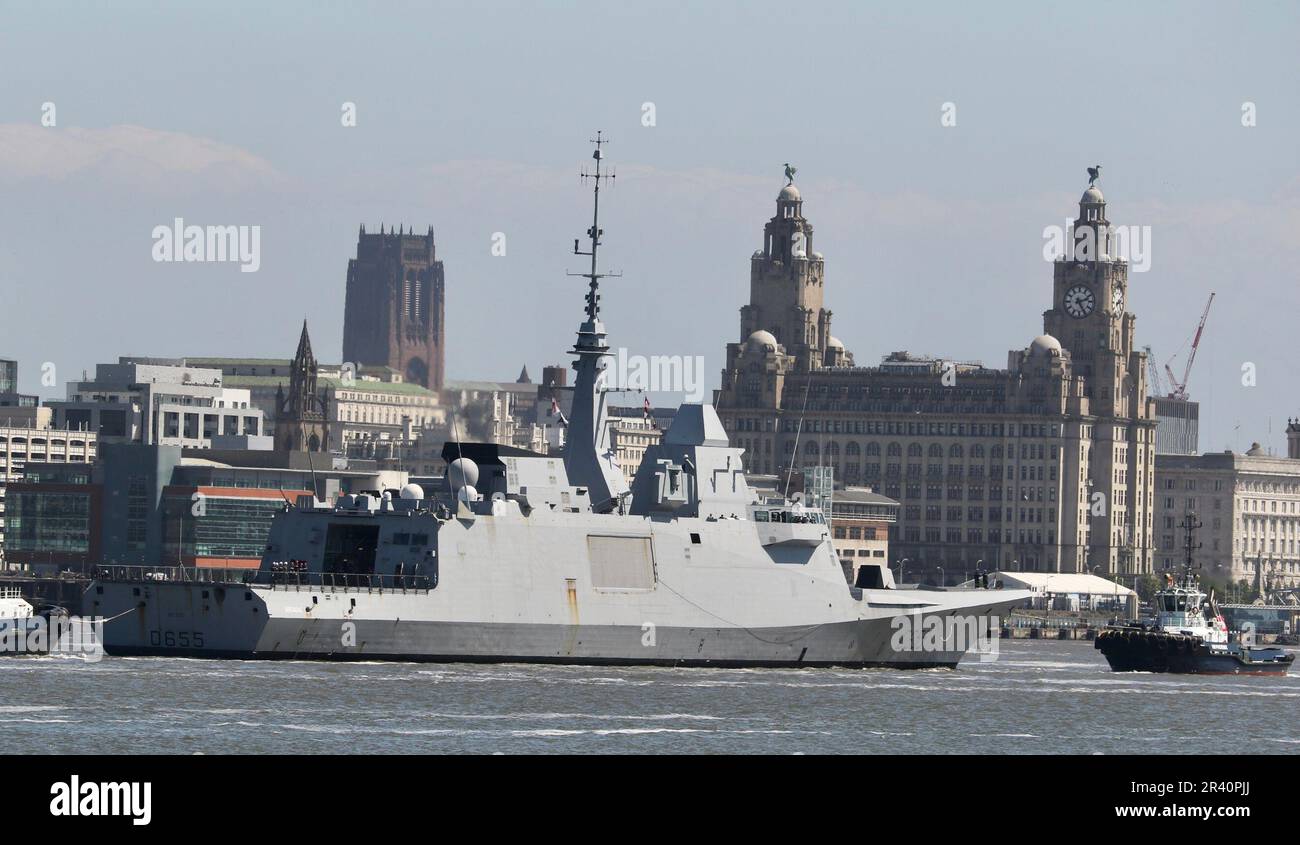 Liverpool, United Kingdom. 24th May, 2023. HMS Defender and The French ...