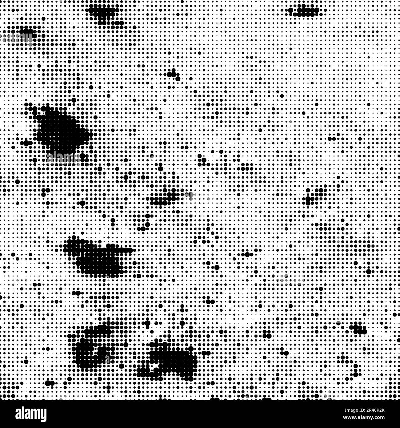 Halftone Pattern. Set of Dots. Dotted Texture on White Background ...