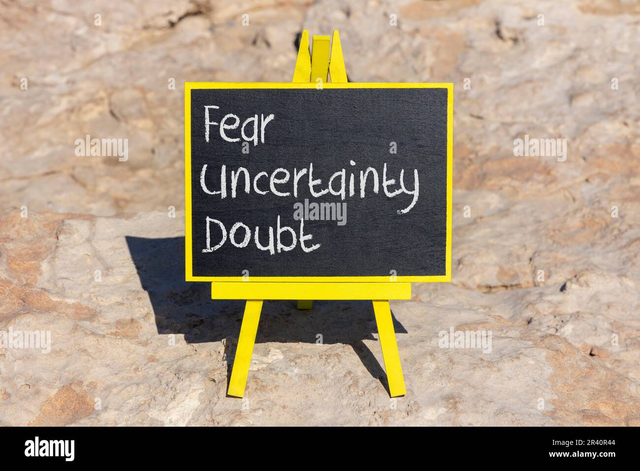 FUD fear uncertainty doubt symbol. Concept words FUD fear uncertainty ...
