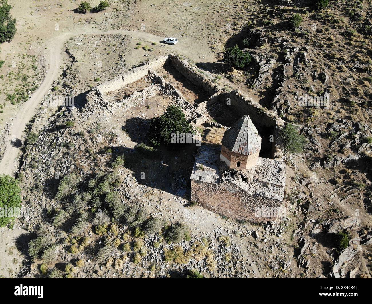 Located in Van, Turkey, Garmravank Monastery was built in the 10th ...