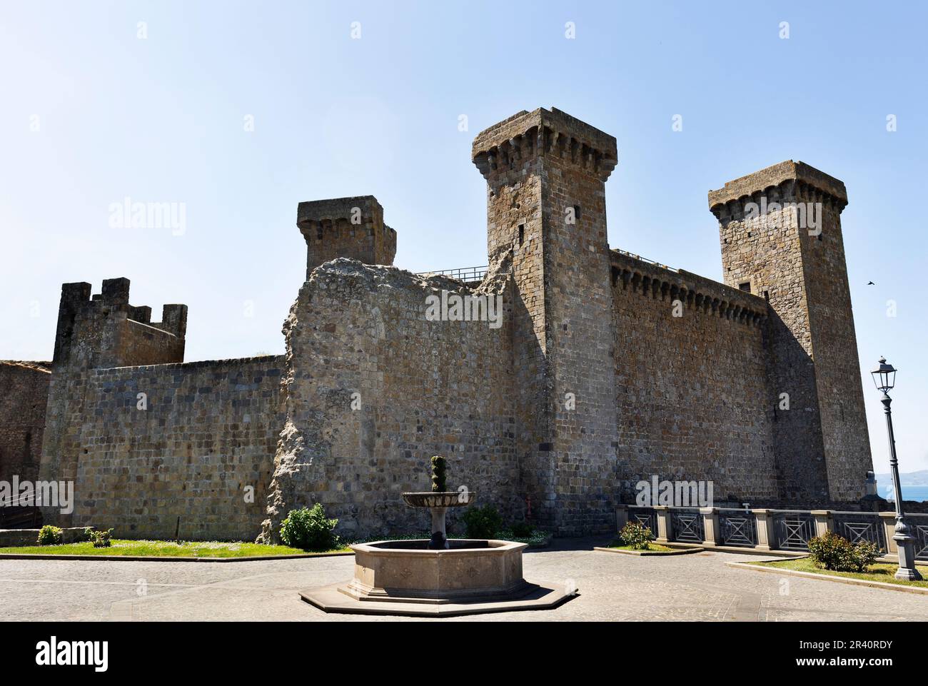 Bolsena, Italy , May 20 , 2023 ,Small town with the medieval ...