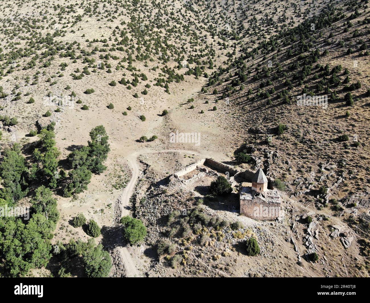 Located in Van, Turkey, Garmravank Monastery was built in the 10th ...
