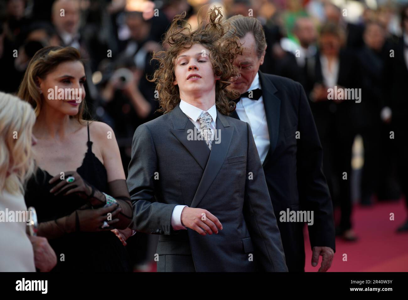 Clotilde Courau, from left, Samuel Kircher, and director Olivier ...