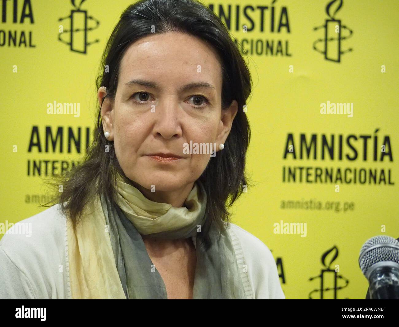 Marina Navarro, Executive Director of Amnesty International Peru ...