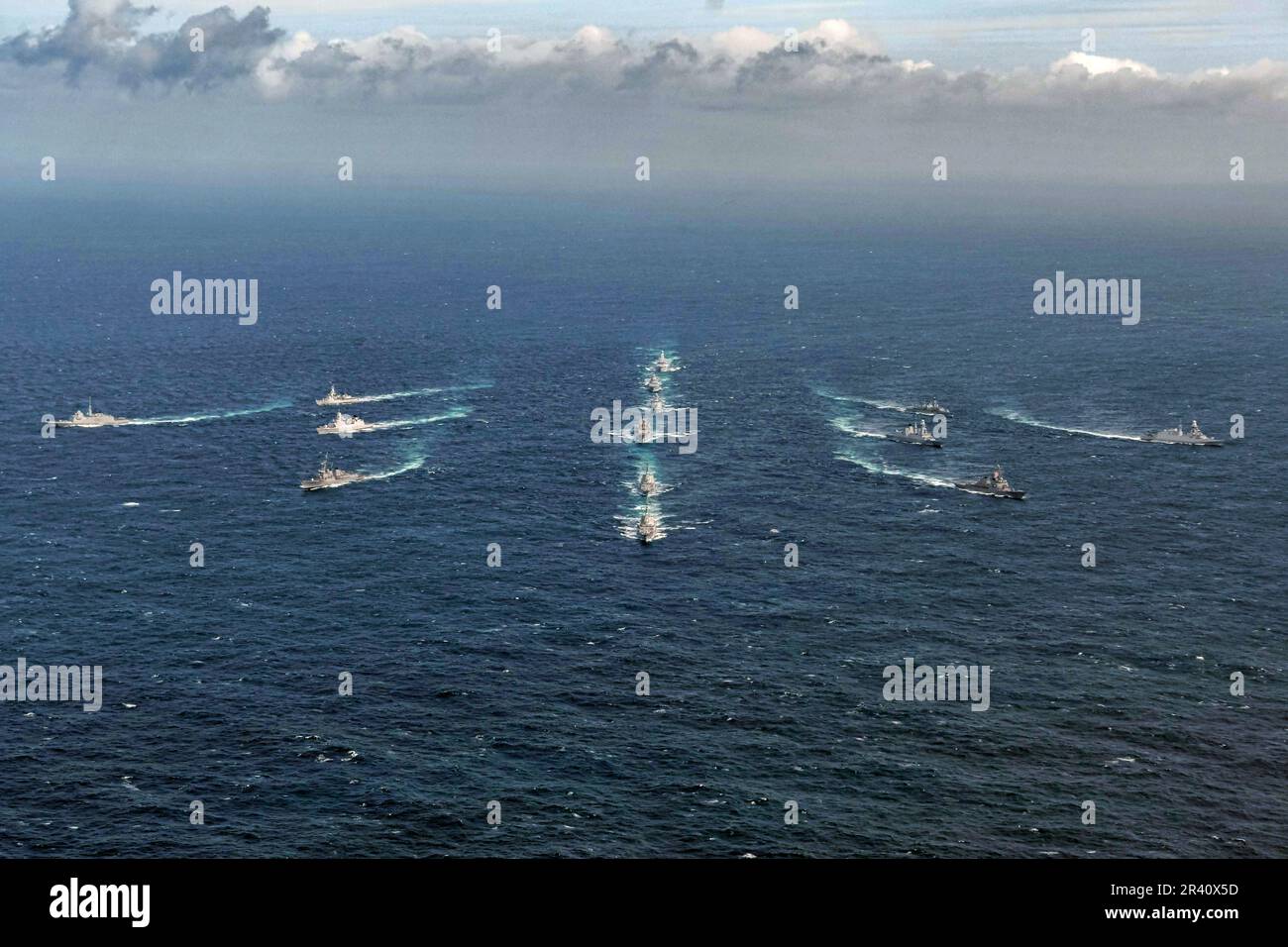May 15, 2023 - North Atlantic Ocean - The Arleigh Burke-class guided ...