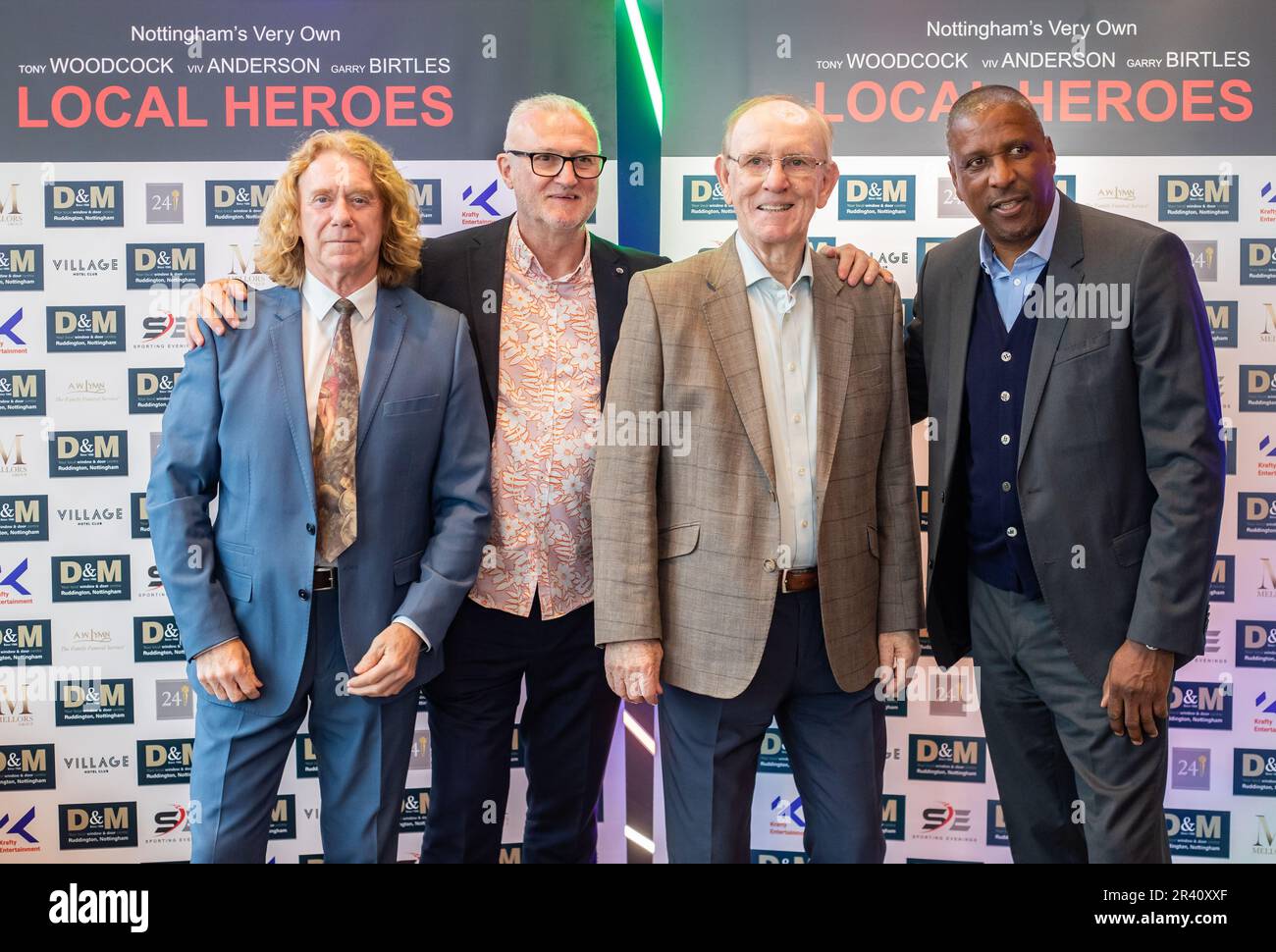 Tony Woodcock, Gary Birtles, Ian Bowyer, Viv Anderson (from left to right during the World ...