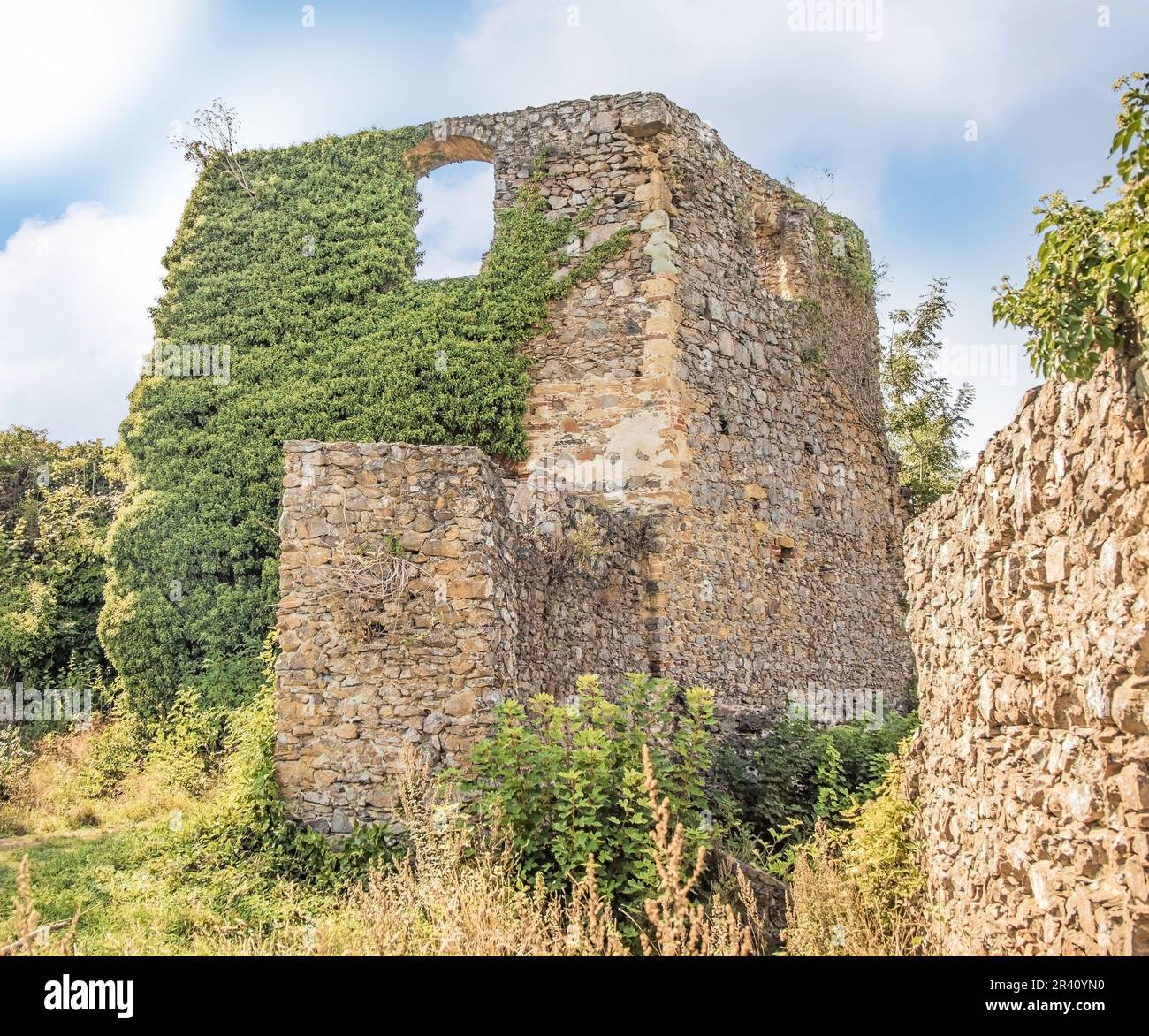 Ruin mountain castle hi-res stock photography and images - Alamy