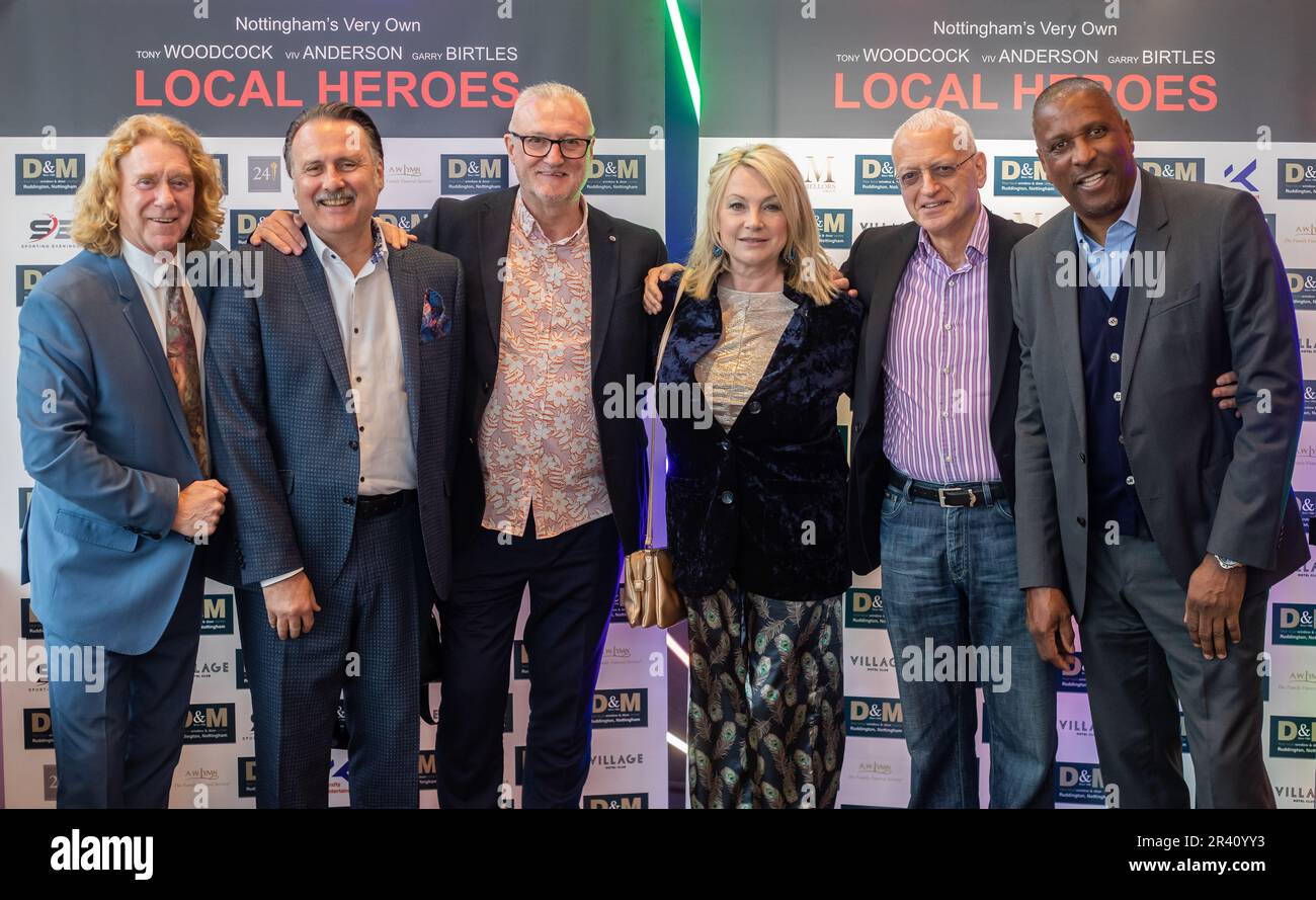 Tony Woodcock, Gary Webster, Gary Birtles, Wendy-Turner Webster, Harry ...