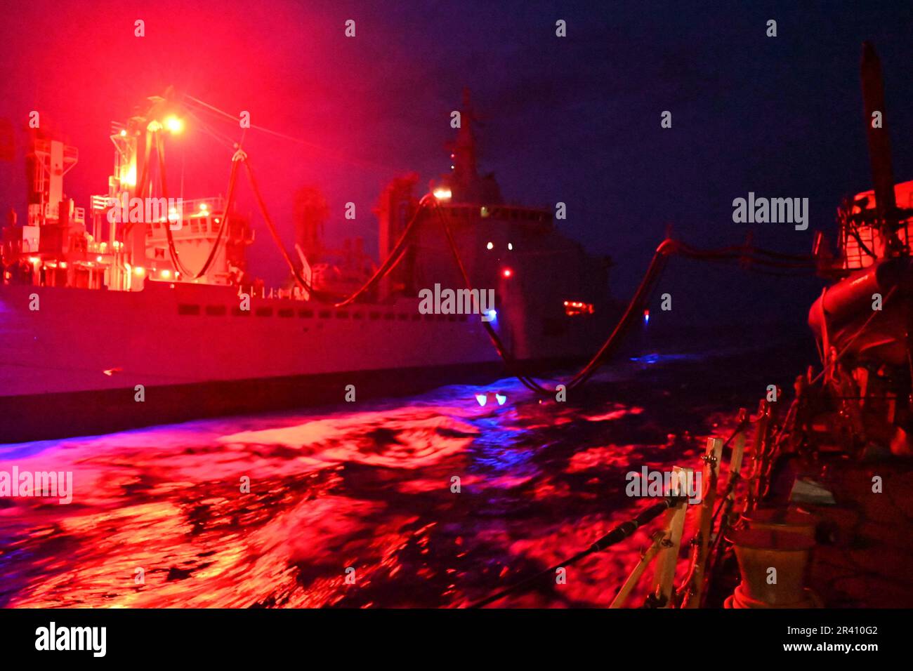 Ionian Sea. 10th May, 2023. The guided missile destroyer USS James E ...