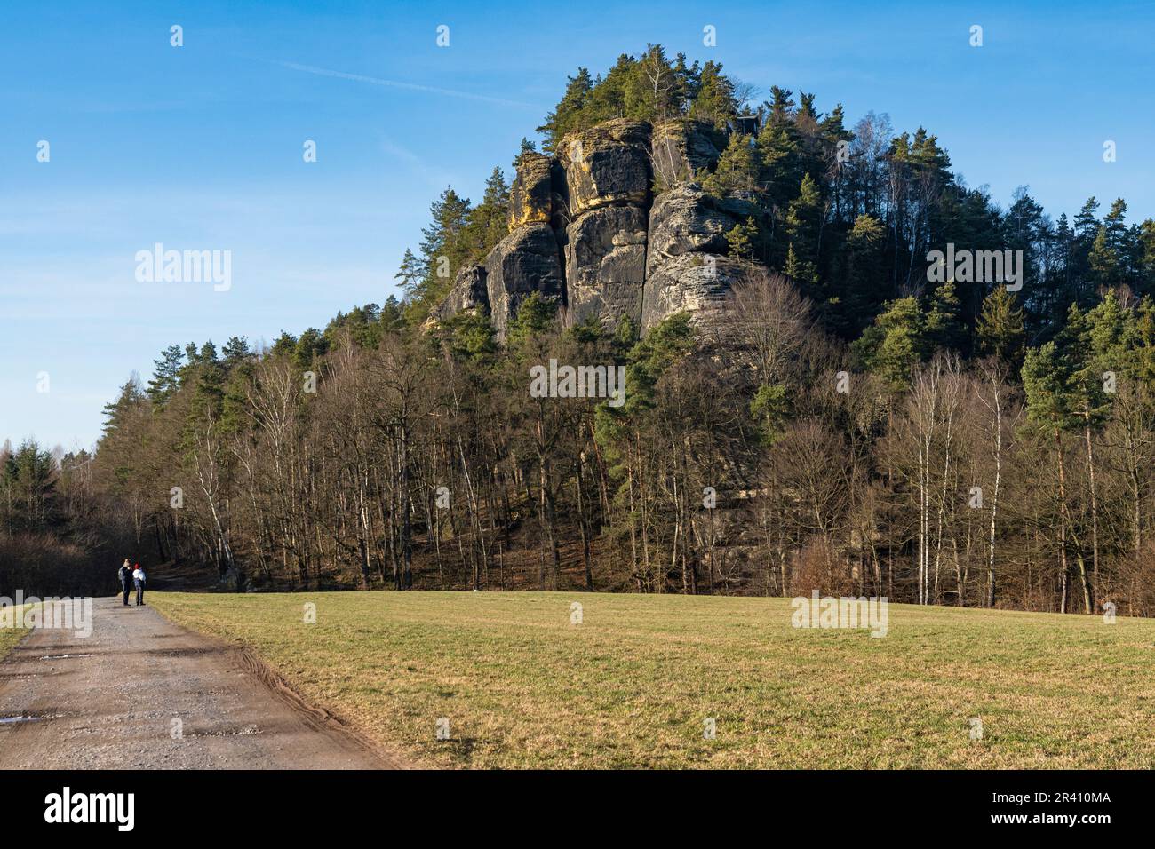 The Rauenstein in Saxon Switzerland 1 Stock Photo - Alamy