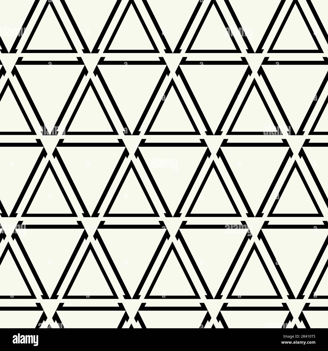 Vector monochrome geometric pattern in simple graphic design. Fashion ...