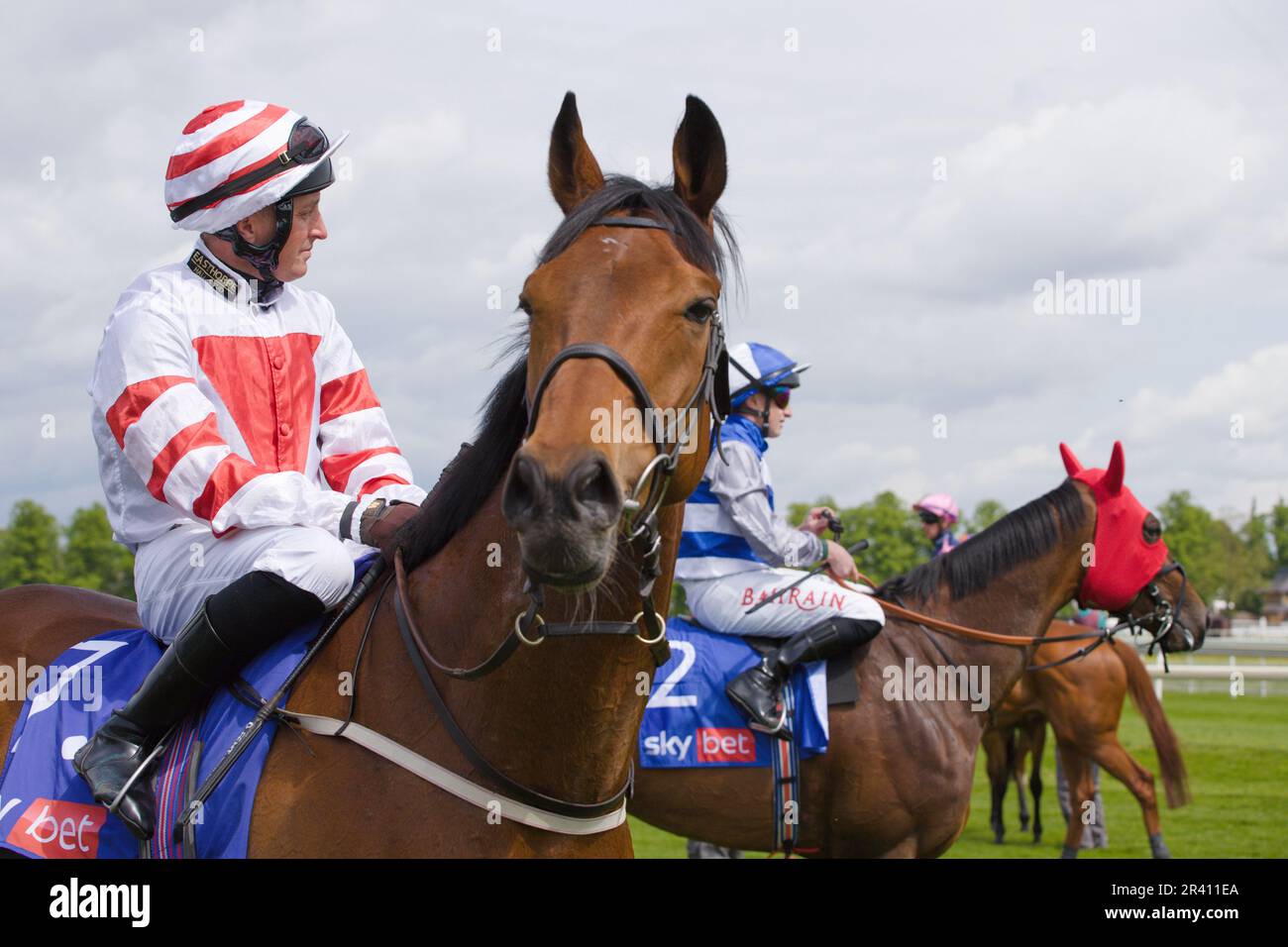 Jockey Duan Fentiman on Dark Jedi at York Races Stock Photo - Alamy