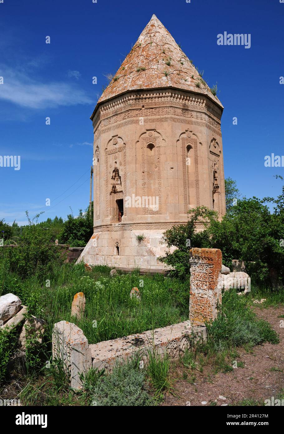 Halime Hatun Vault is a Seljuk mausoleum located in the Gevas district ...