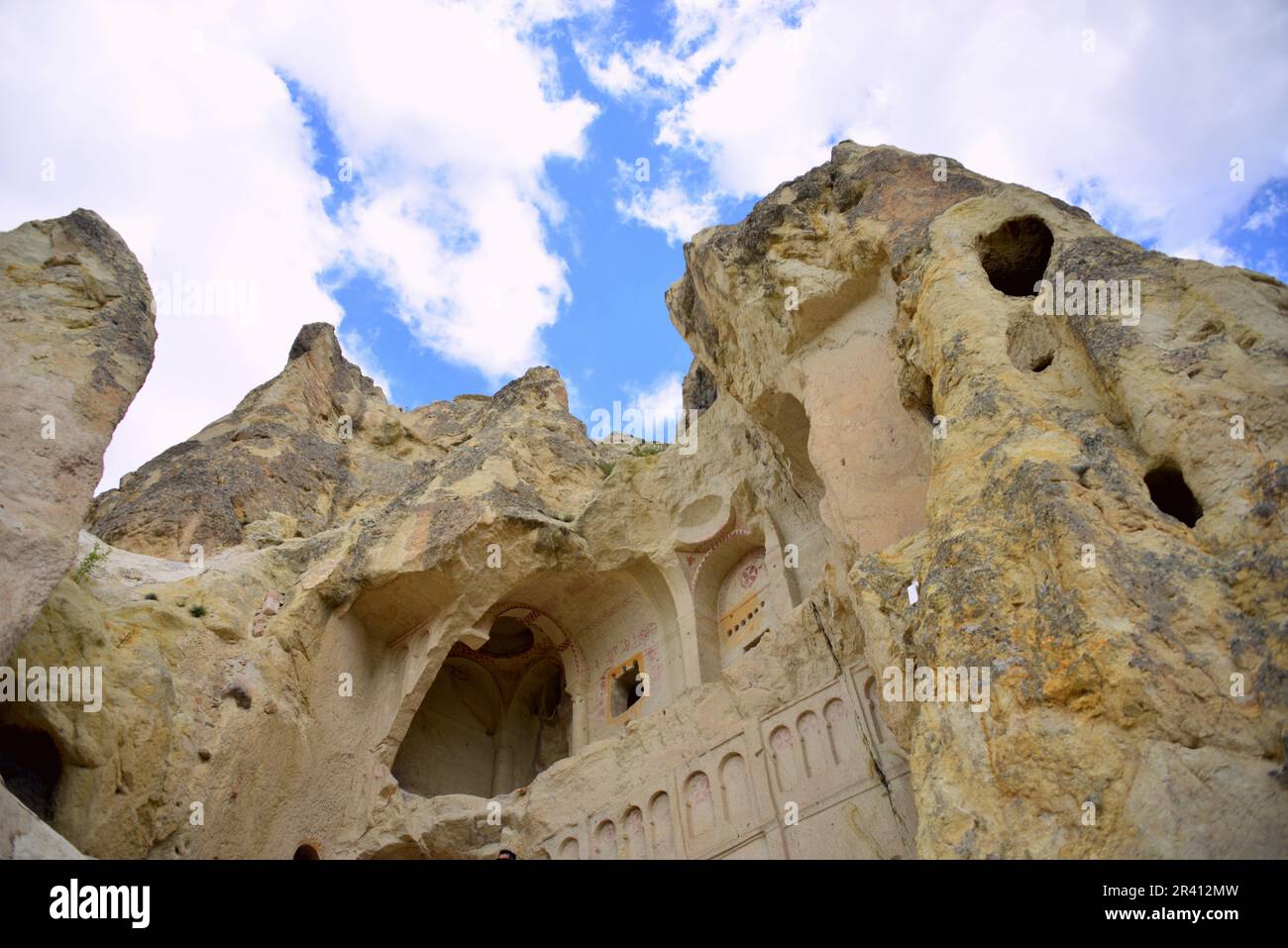 Fairy chimneys between valleys turkey hi-res stock photography and ...