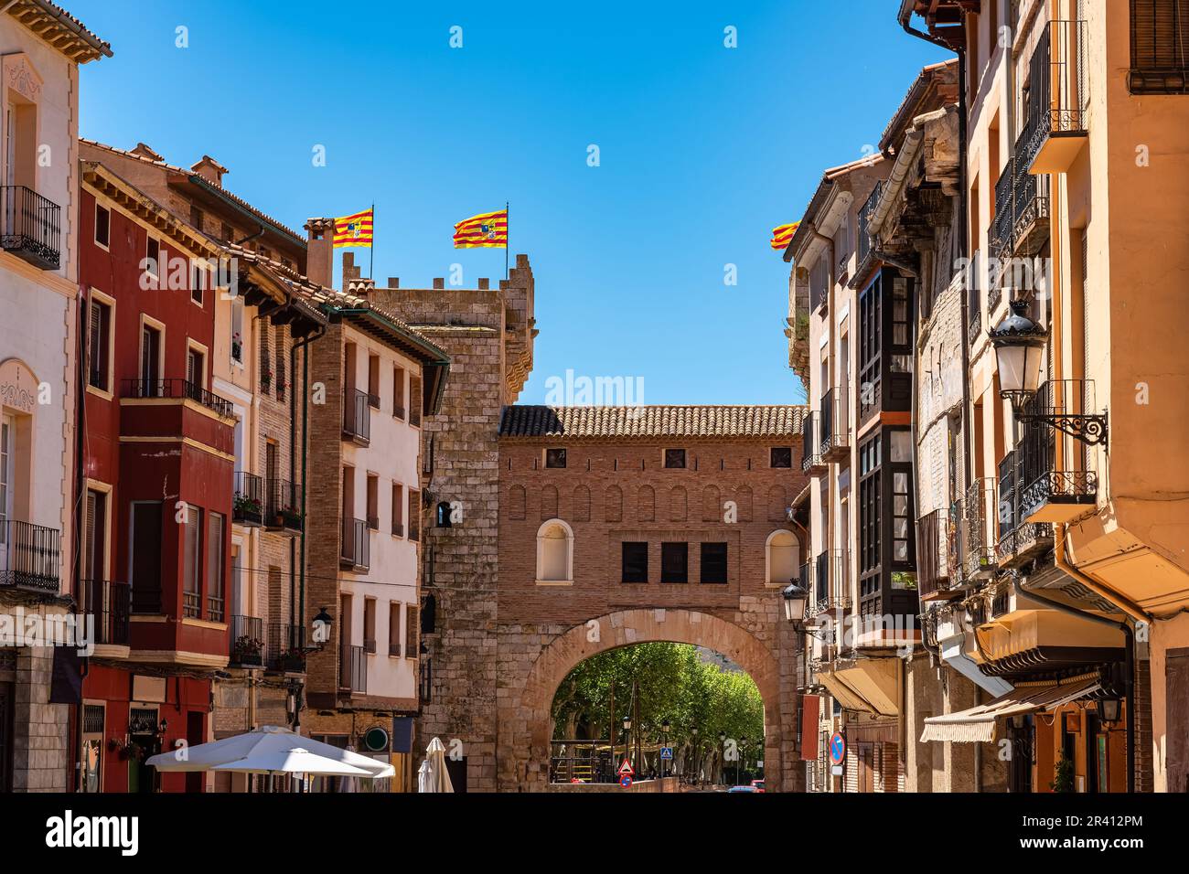 Ancient buildings next to the wall surrounding the ancient city of ...